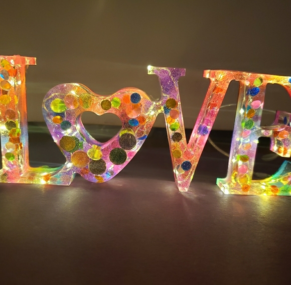 Other | Love Sign With Led Lights | Poshmark